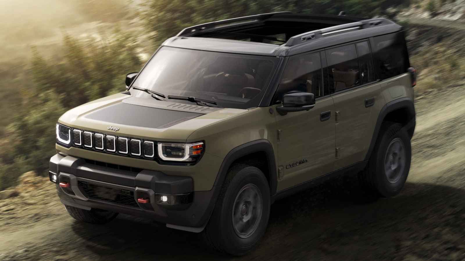Jeep Recon, 100 % électrique mais aussi 100 % Jeep